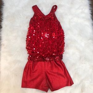 A Wish Come True | Costumes | A Wish Come True Red Sequin Dance Costume ...